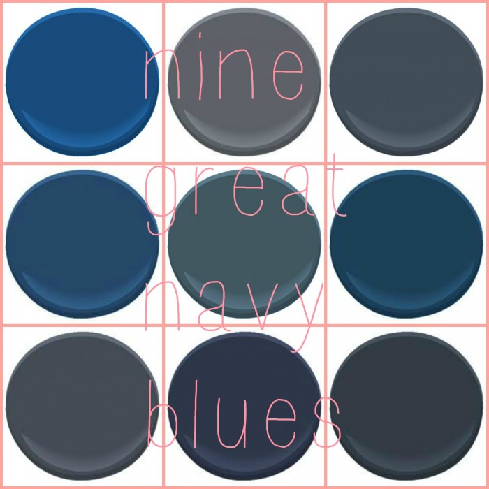 THE YEAR OF NAVY BLUE…AND SNOW! – My Old Country House