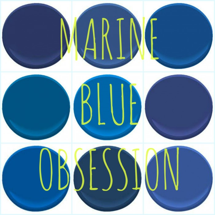 COLOR OBSESSION : MARINE BLUE – My Old Country House