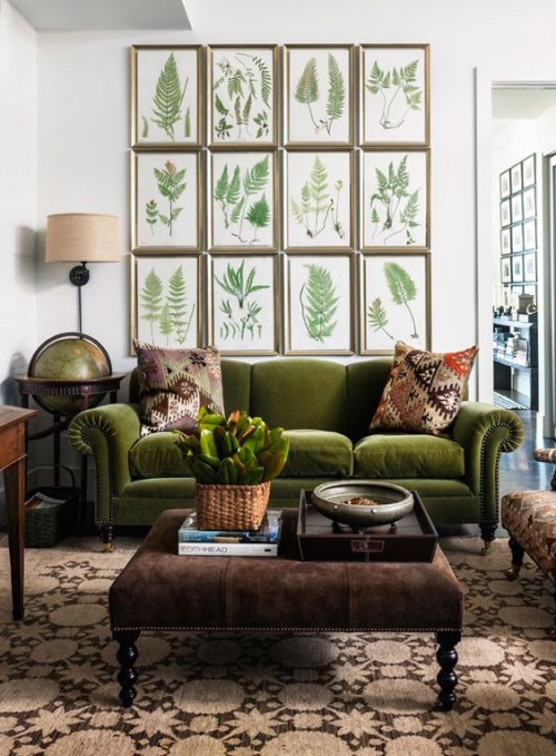 COLOR ON TREND – DEEP MOSSY OLIVE GREEN – My Old Country House