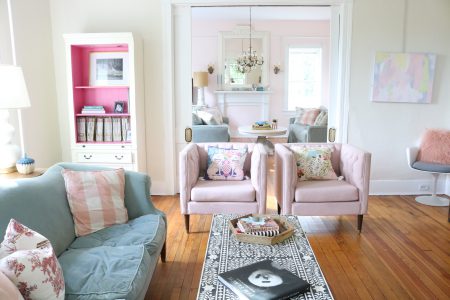 THE RETURN OF THE PINK LIVING ROOM – My Old Country House