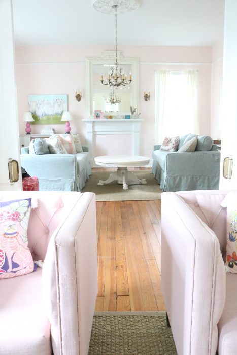 THE RETURN OF THE PINK LIVING ROOM – My Old Country House